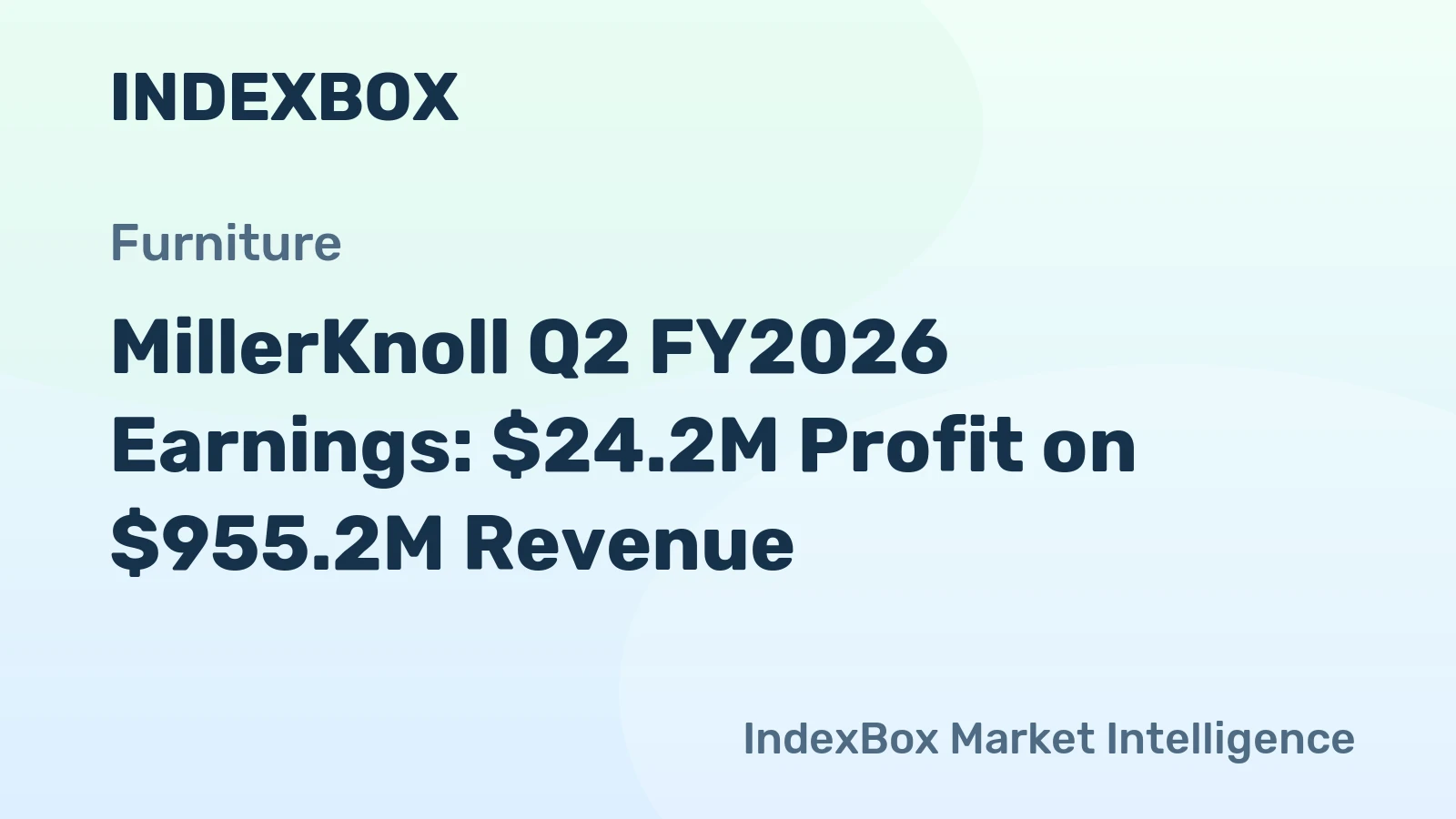 MillerKnoll Q2 FY2026 Earnings: $24.2M Profit on $955.2M Revenue