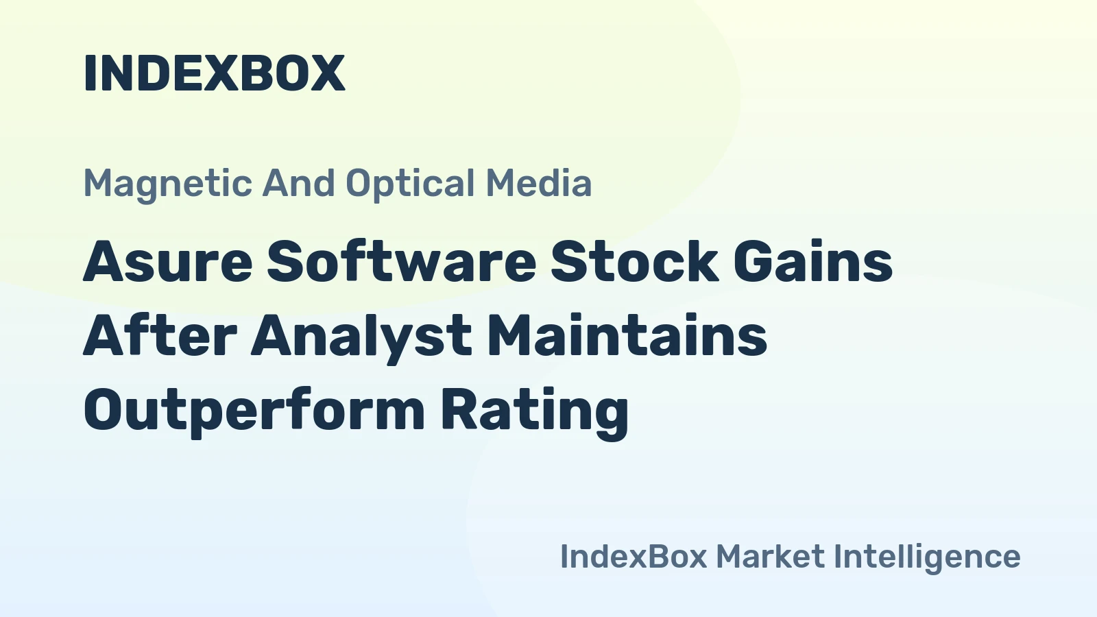 Asure Software Stock Gains After Analyst Maintains Outperform Rating