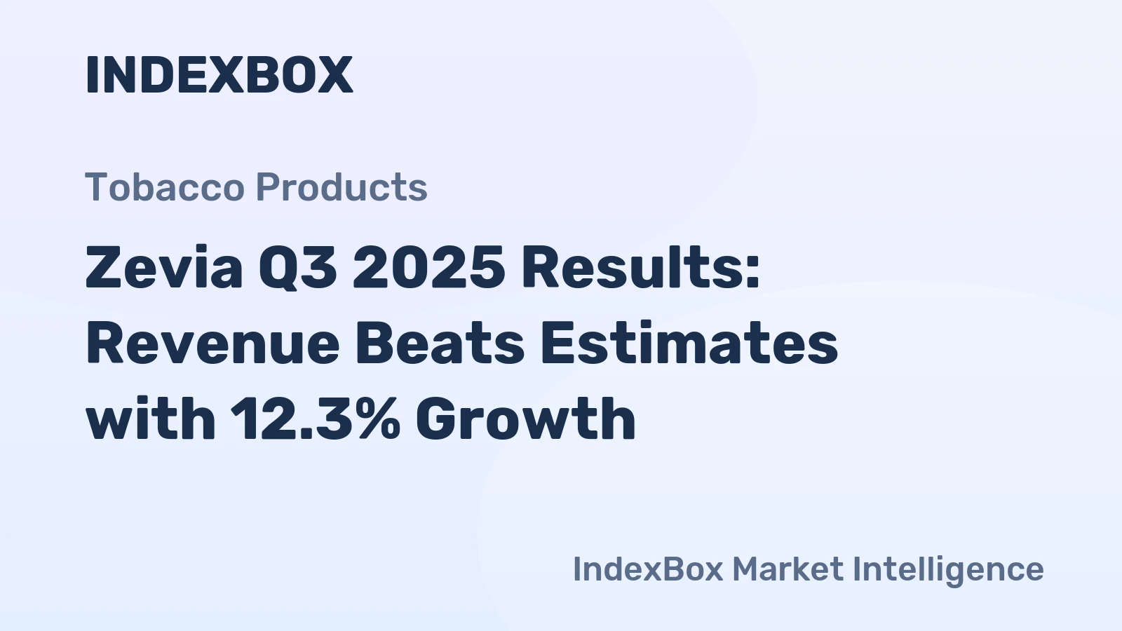 Zevia Q3 2025 Results: Revenue Beats Estimates with 12.3% Growth