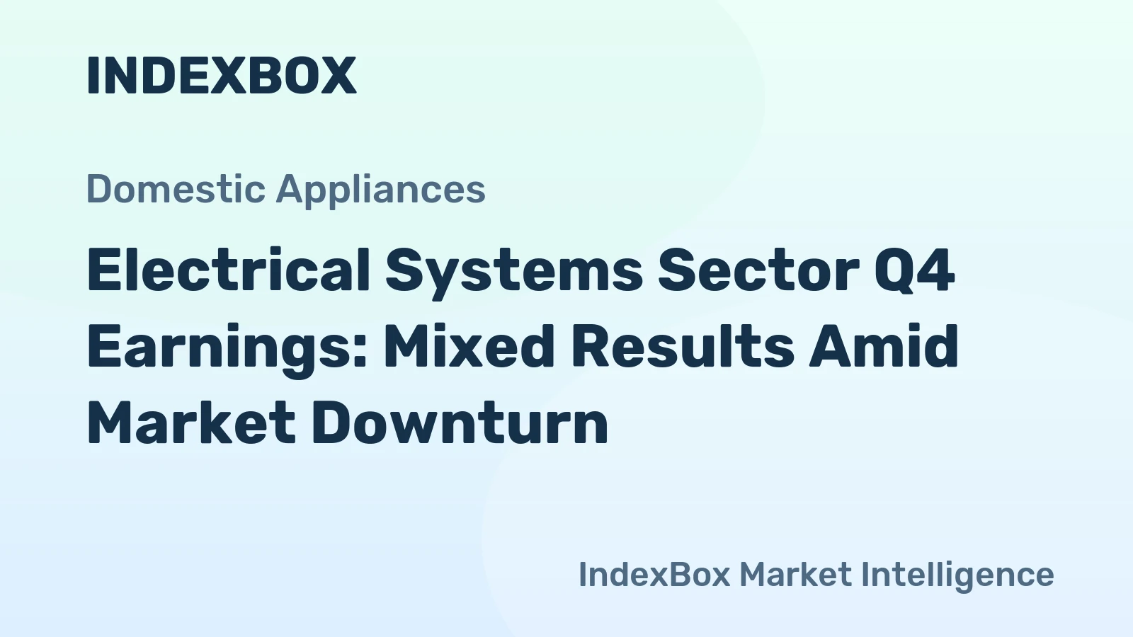 Electrical Systems Sector Q4 Earnings: Mixed Results Amid Market Downturn