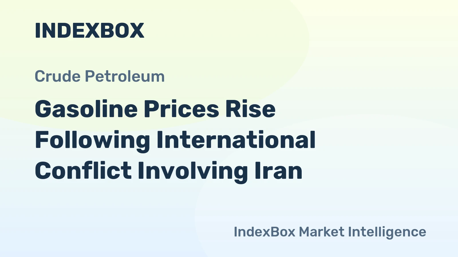 Gasoline Prices Rise Following International Conflict Involving Iran