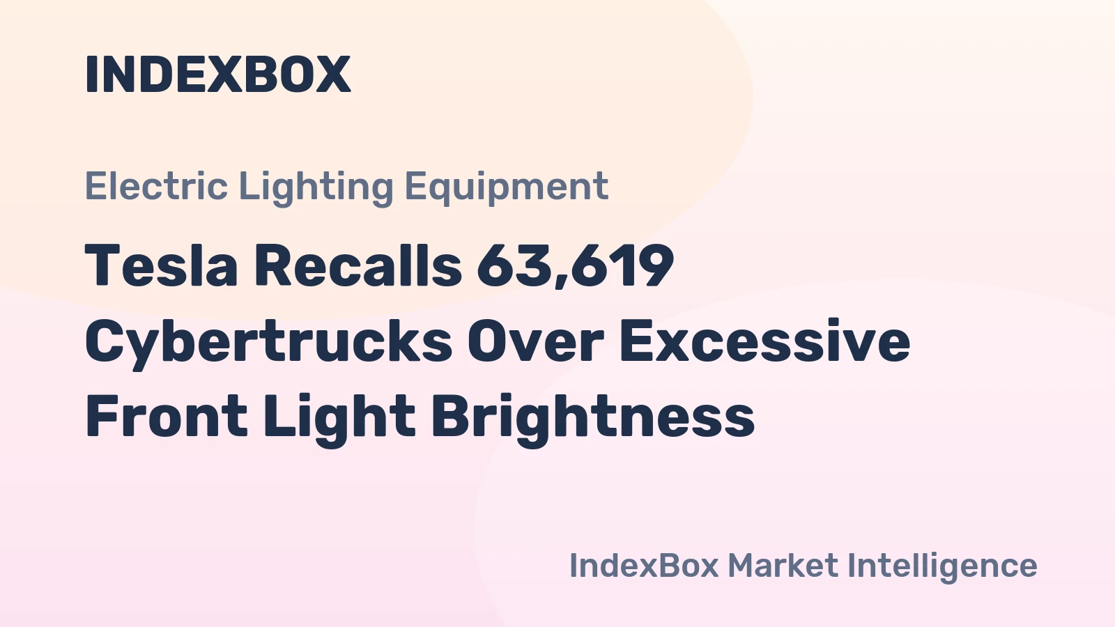 Tesla Recalls 63,619 Cybertrucks Over Excessive Front Light Brightness