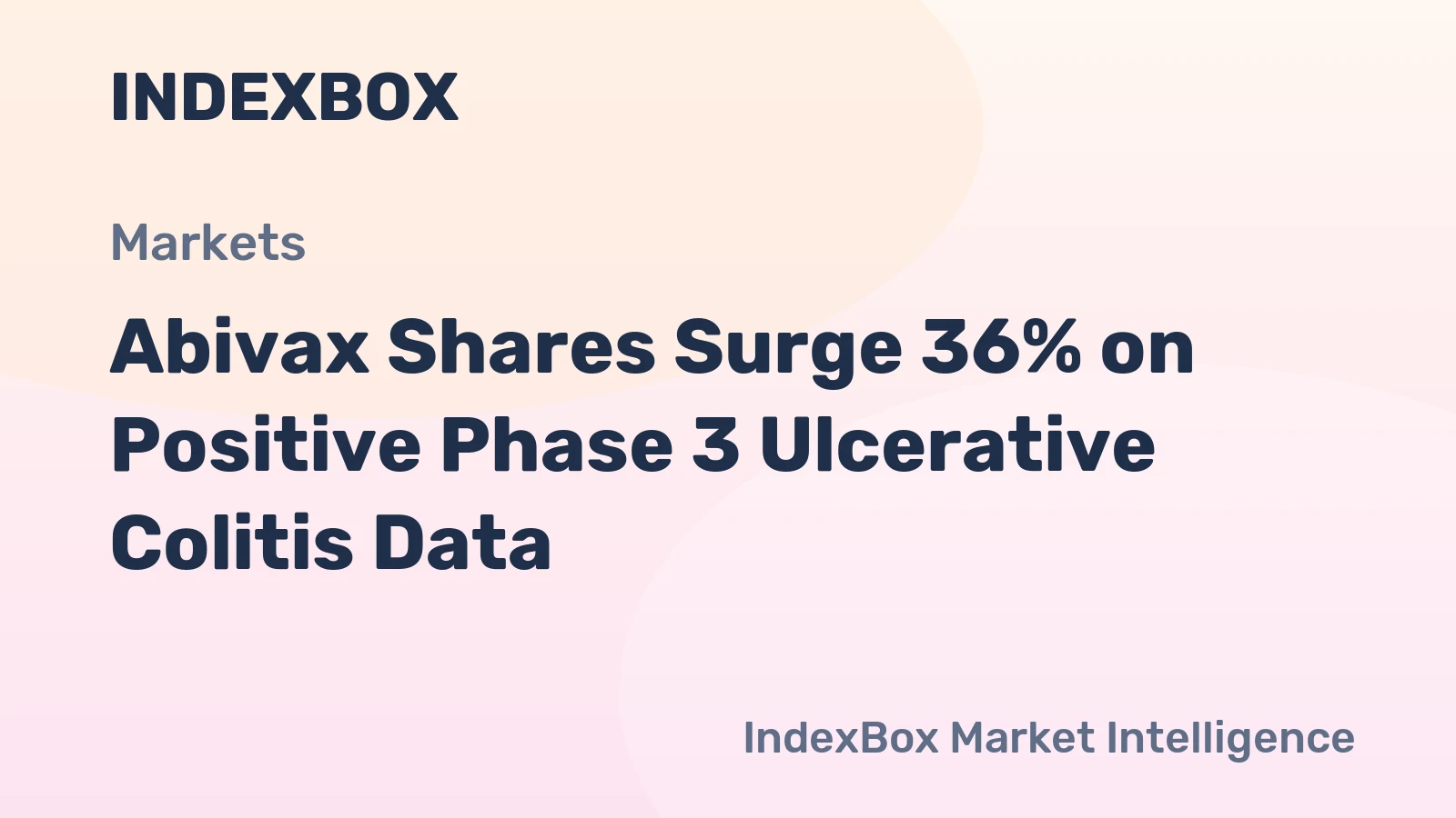 Abivax Shares Surge 36% on Positive Phase 3 Ulcerative Colitis Data