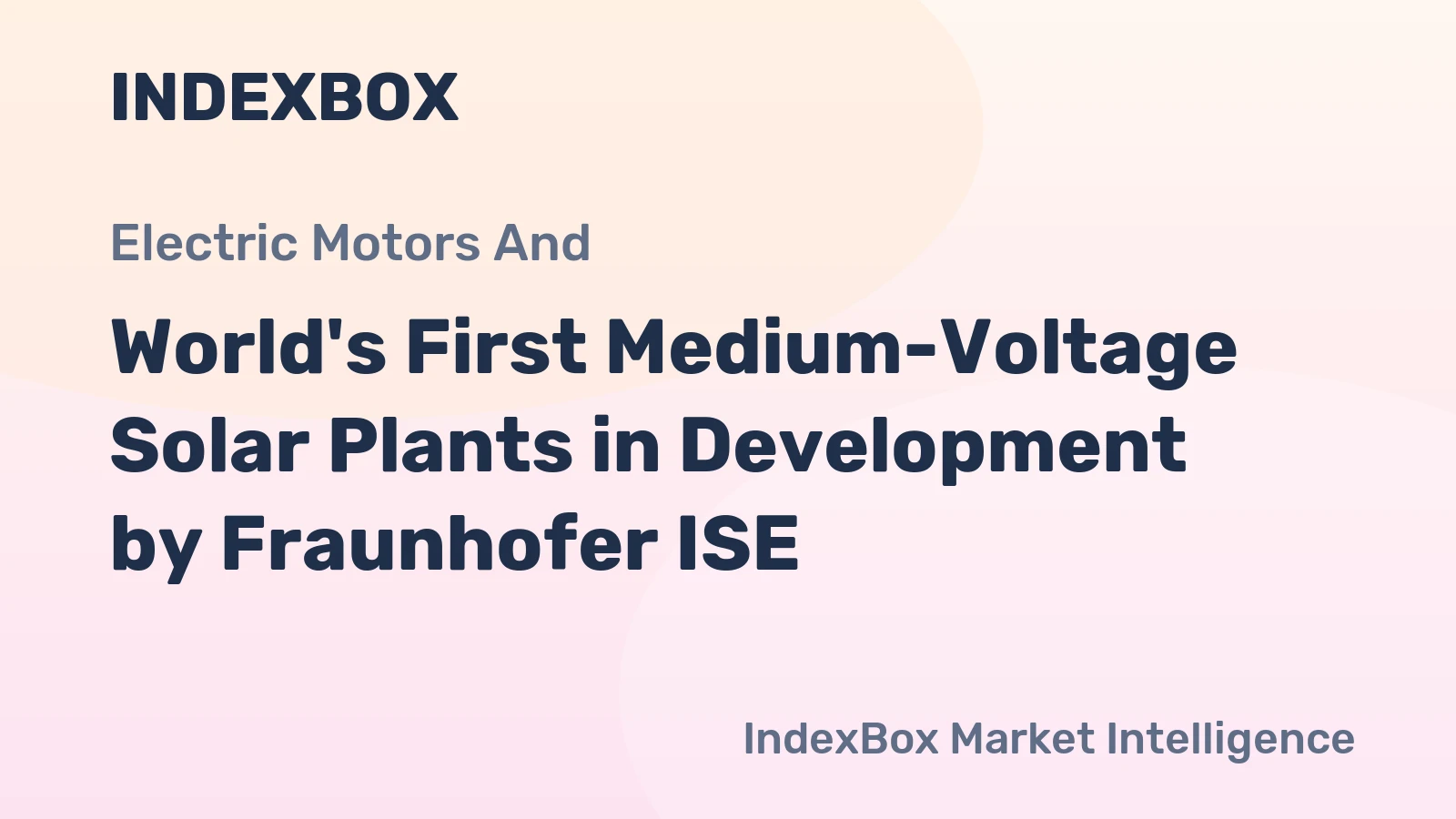 World's First Medium-Voltage Solar Plants in Development by Fraunhofer ISE