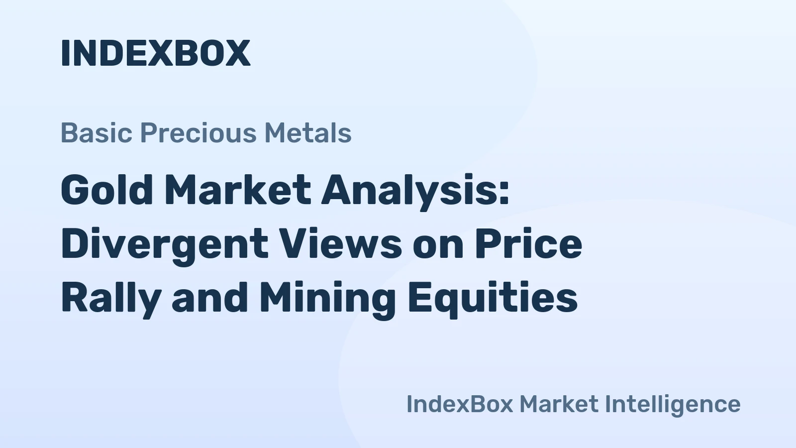 Gold Market Analysis: Divergent Views on Price Rally and Mining Equities