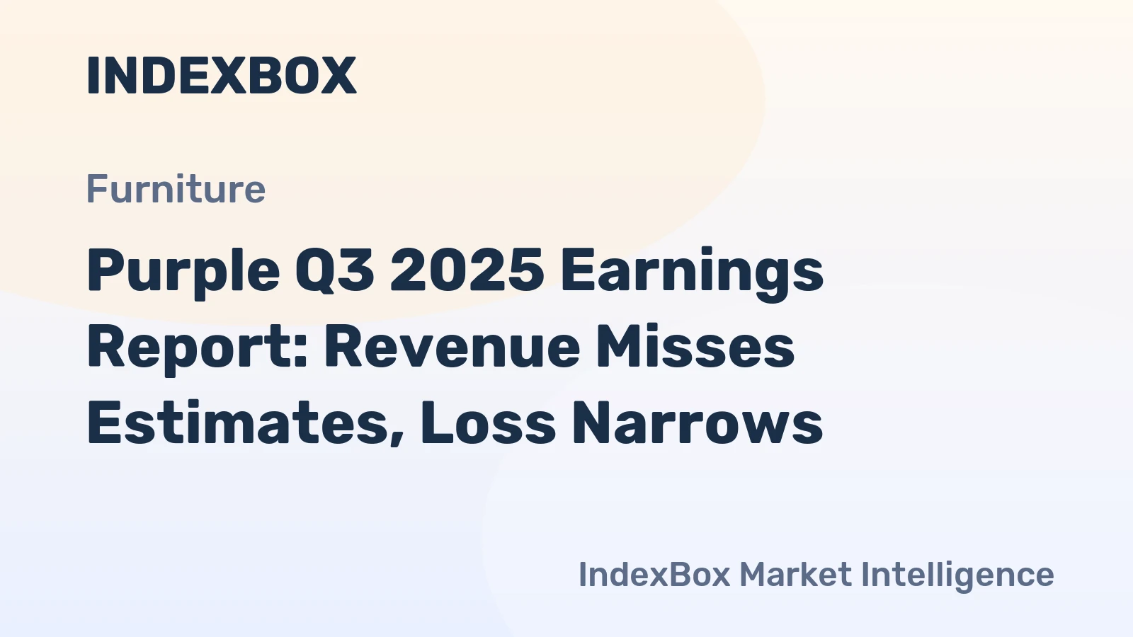 Purple Q3 2025 Earnings Report: Revenue Misses Estimates, Loss Narrows