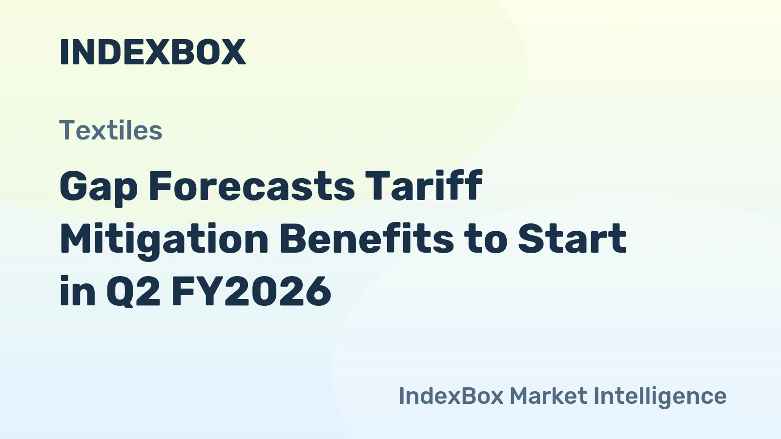 Gap Forecasts Tariff Mitigation Benefits to Start in Q2 FY2026