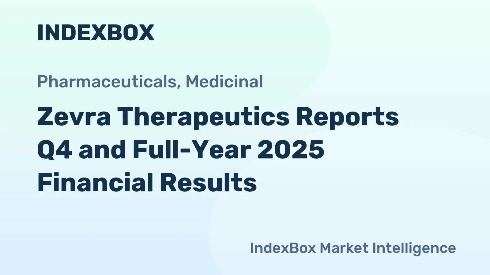 Zevra Therapeutics Reports Q4 and Full-Year 2025 Financial Results