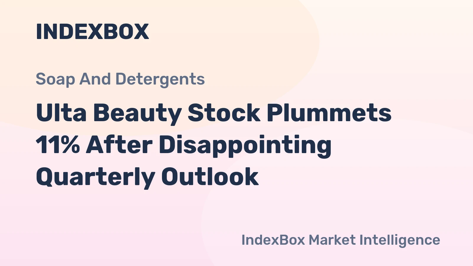 Ulta Beauty Stock Plummets 11% After Disappointing Quarterly Outlook