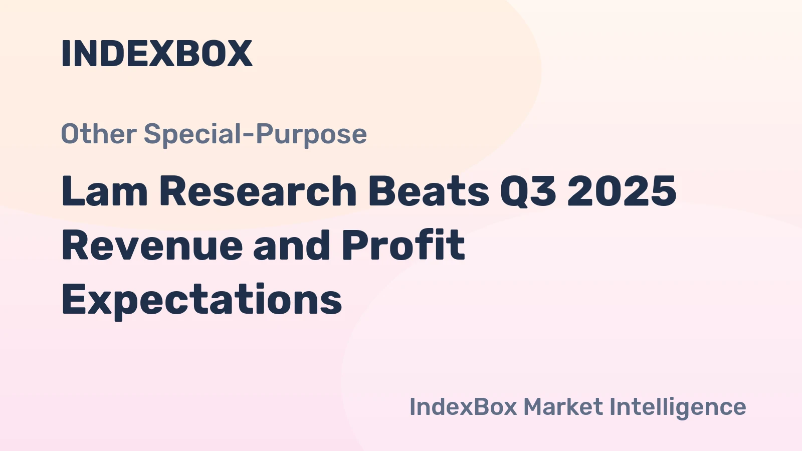 Lam Research Beats Q3 2025 Revenue and Profit Expectations