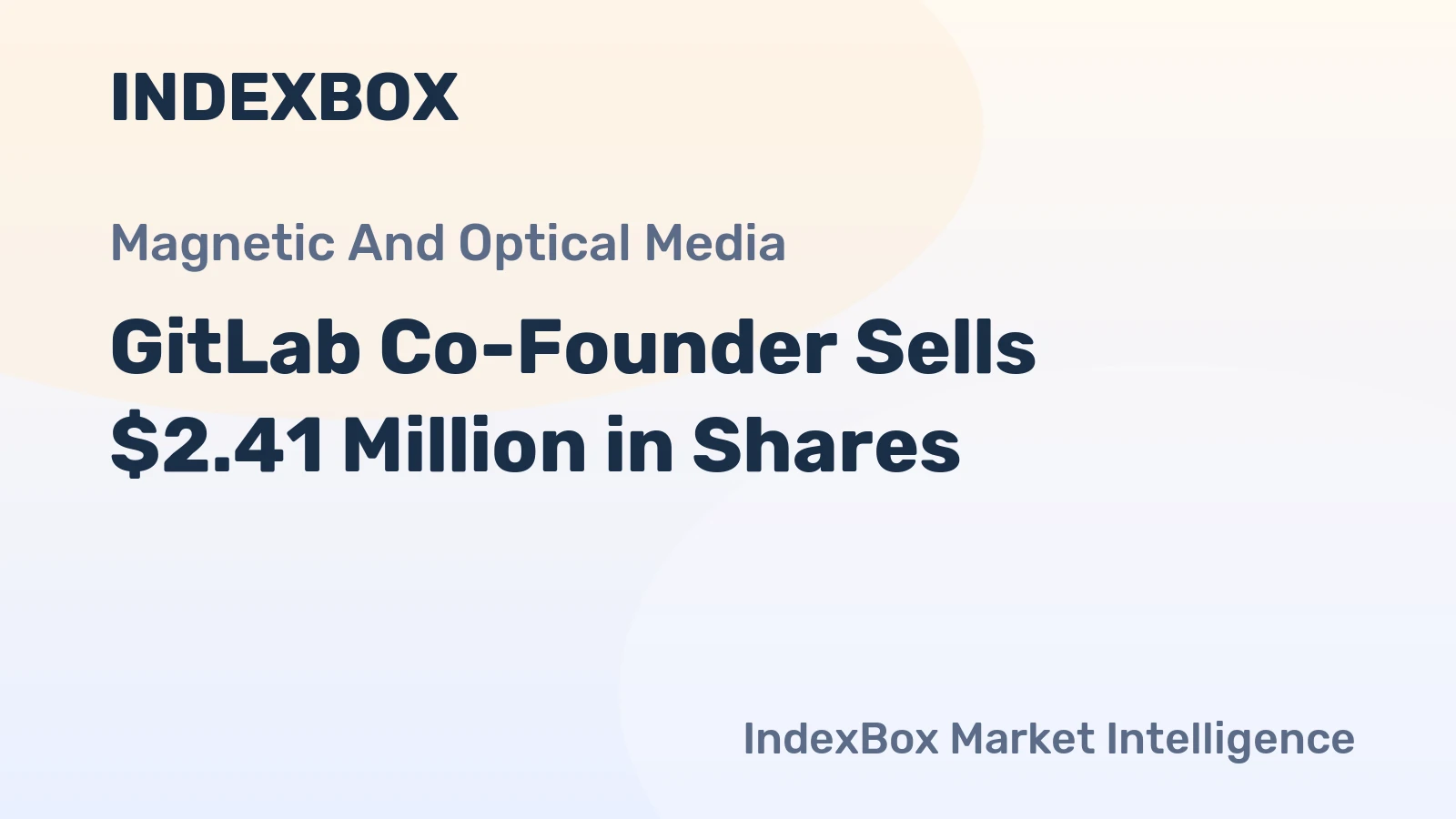 GitLab Co-Founder Sells $2.41 Million in Shares
