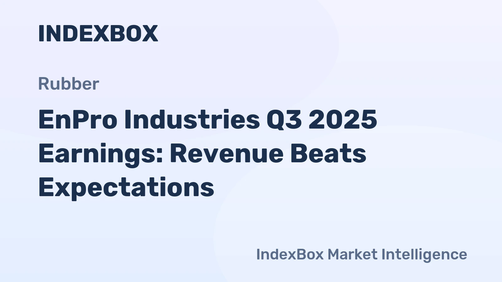 EnPro Industries Q3 2025 Earnings: Revenue Beats Expectations