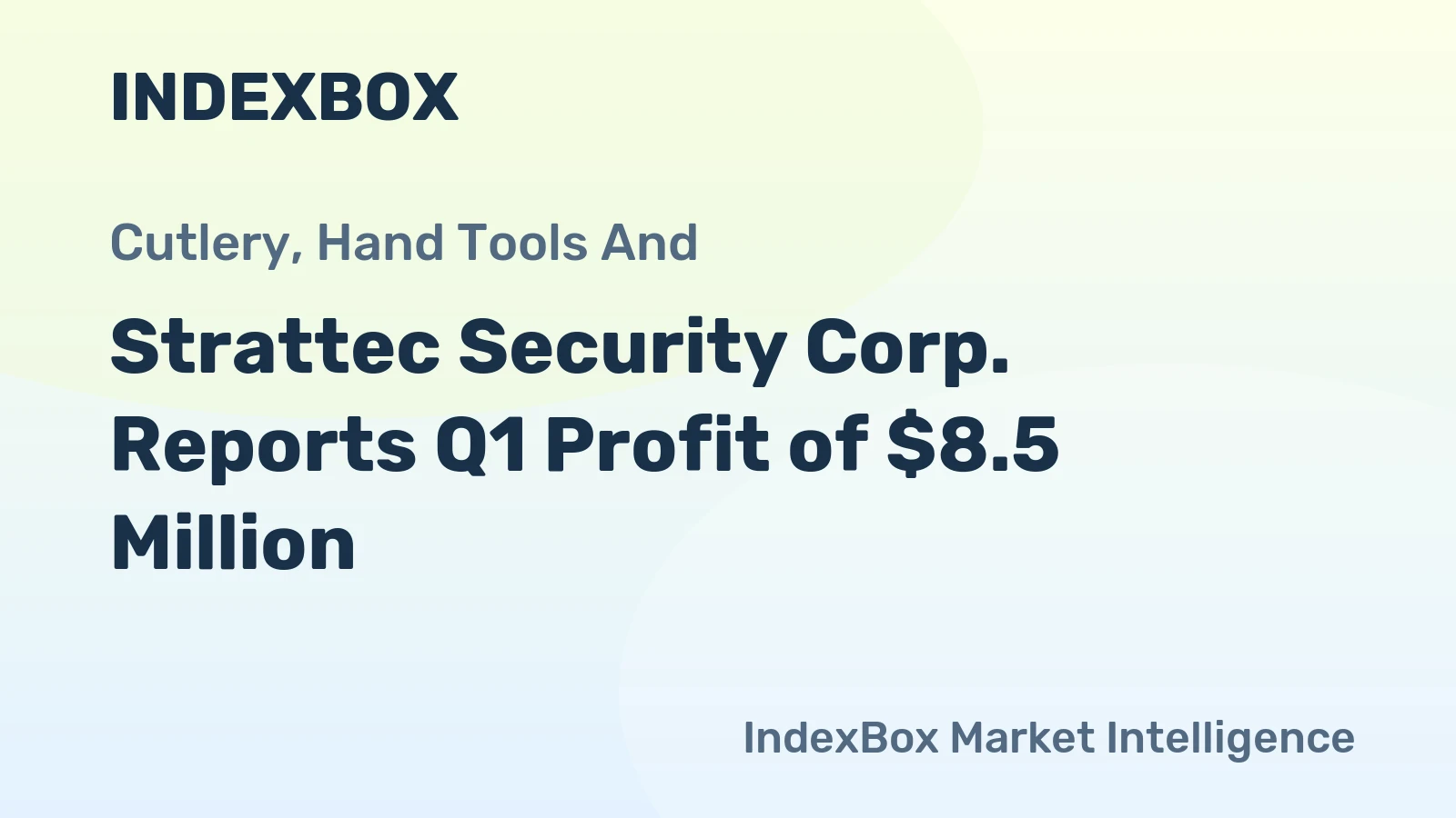 Strattec Security Corp. Reports Q1 Profit of $8.5 Million
