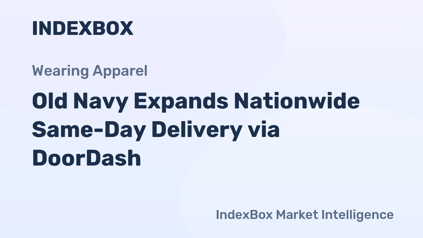 Old Navy Expands Nationwide Same-Day Delivery via DoorDash