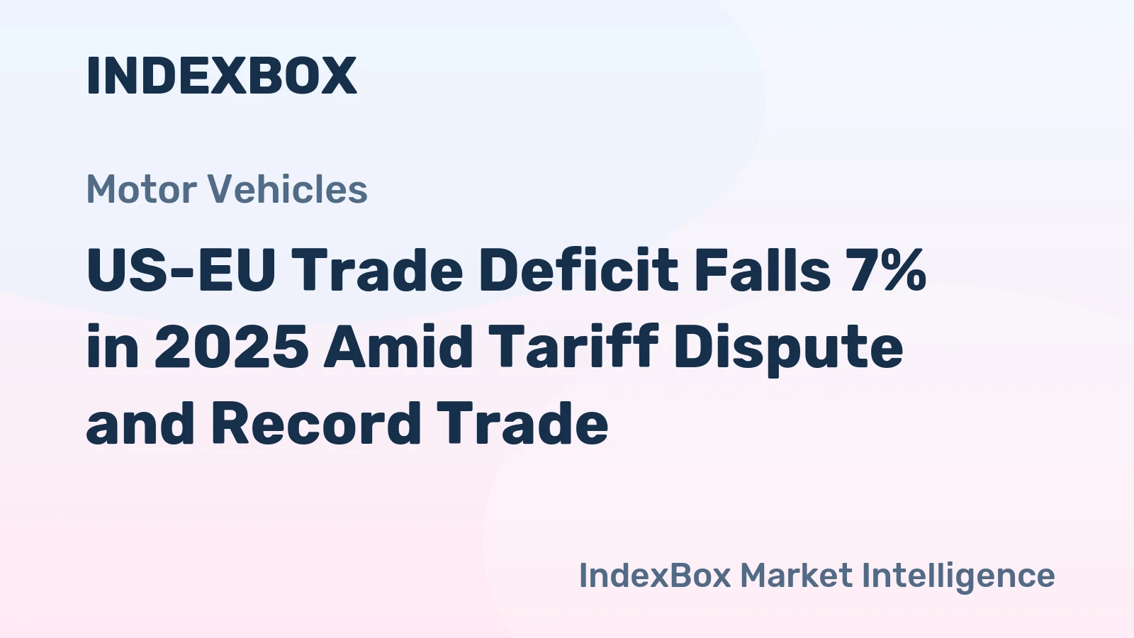US-EU Trade Deficit Falls 7% in 2025 Amid Tariff Dispute and Record Trade