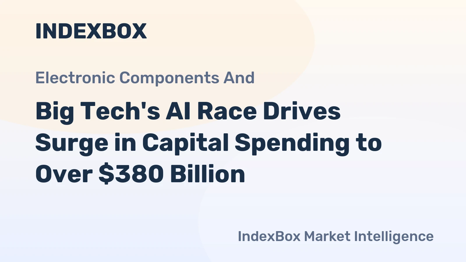 Big Tech's AI Race Drives Surge in Capital Spending to Over $380 Billion