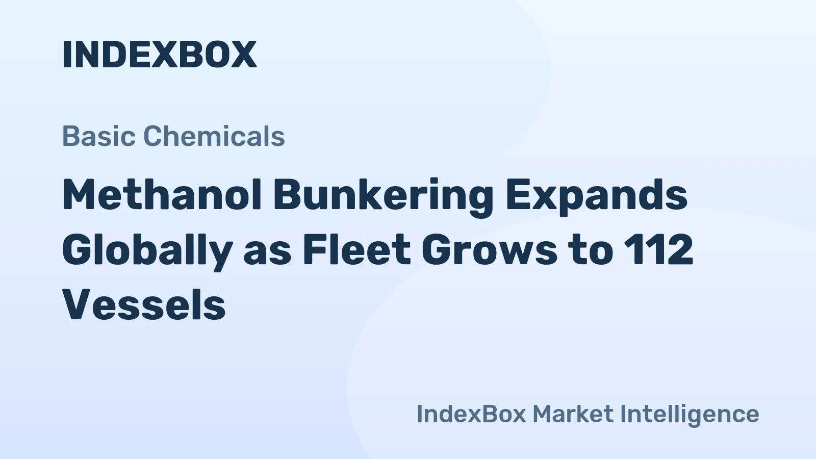 Methanol Bunkering Expands Globally as Fleet Grows to 112 Vessels
