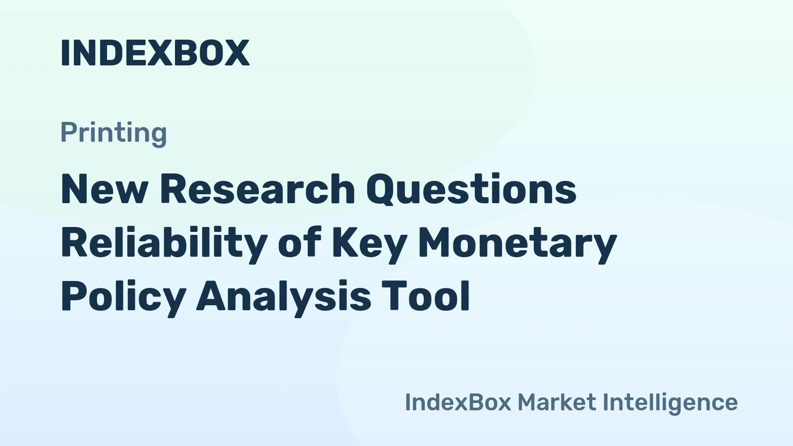 New Research Questions Reliability of Key Monetary Policy Analysis Tool