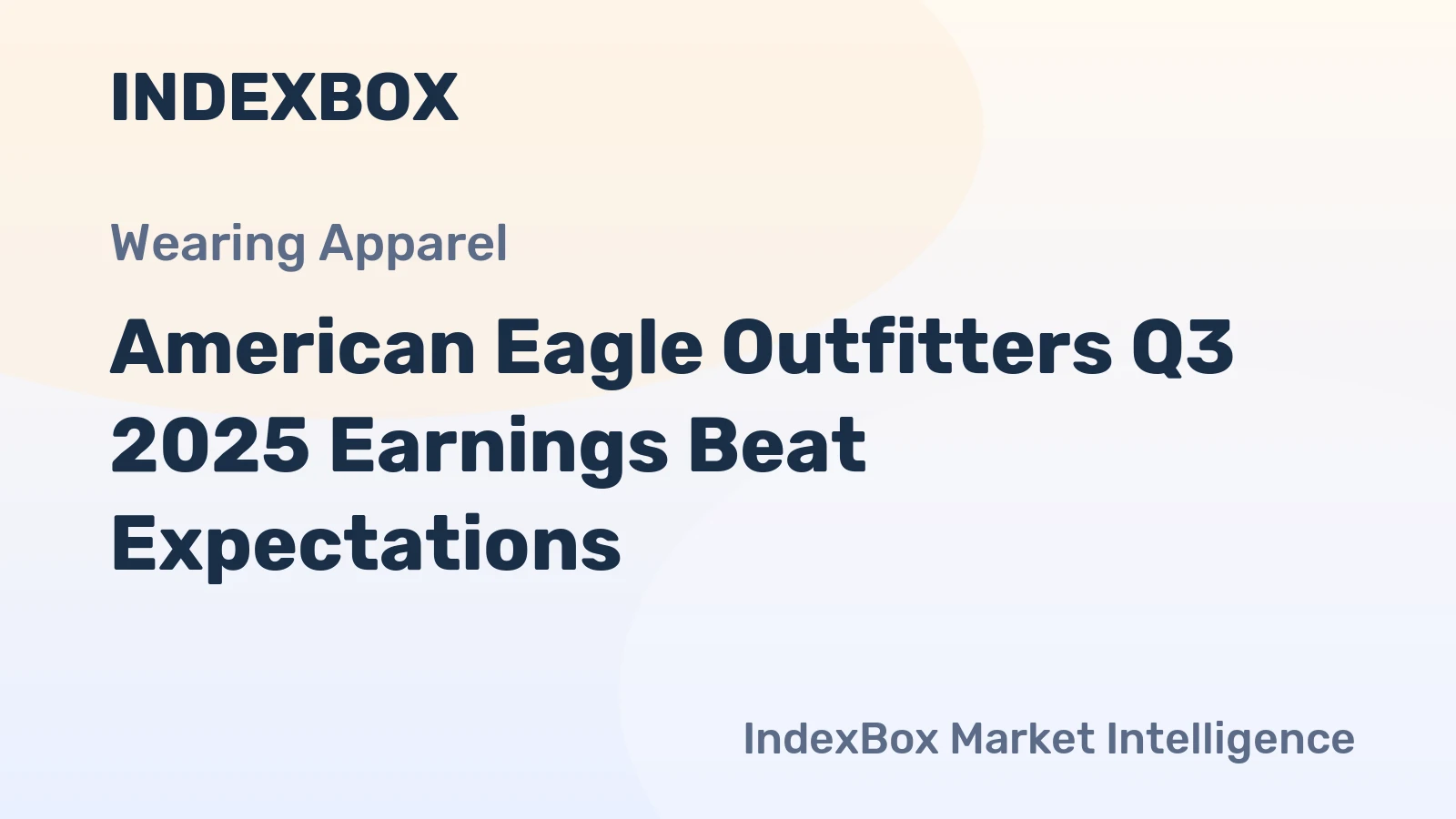 American Eagle Outfitters Q3 2025 Earnings Beat Expectations