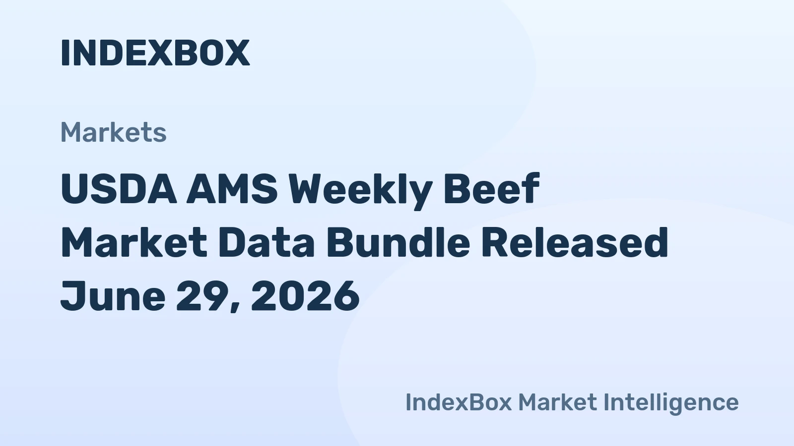 USDA AMS Weekly Beef Market Data Bundle Released June 29, 2026