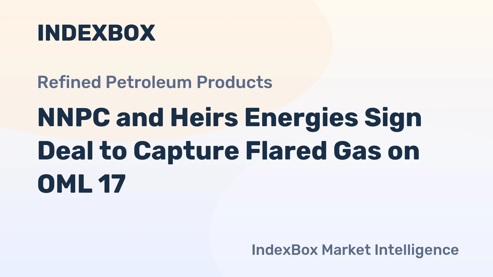 NNPC and Heirs Energies Sign Deal to Capture Flared Gas on OML 17