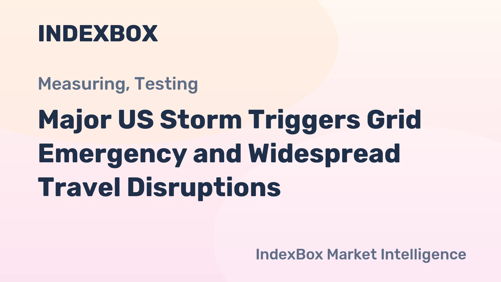 Major US Storm Triggers Grid Emergency and Widespread Travel Disruptions
