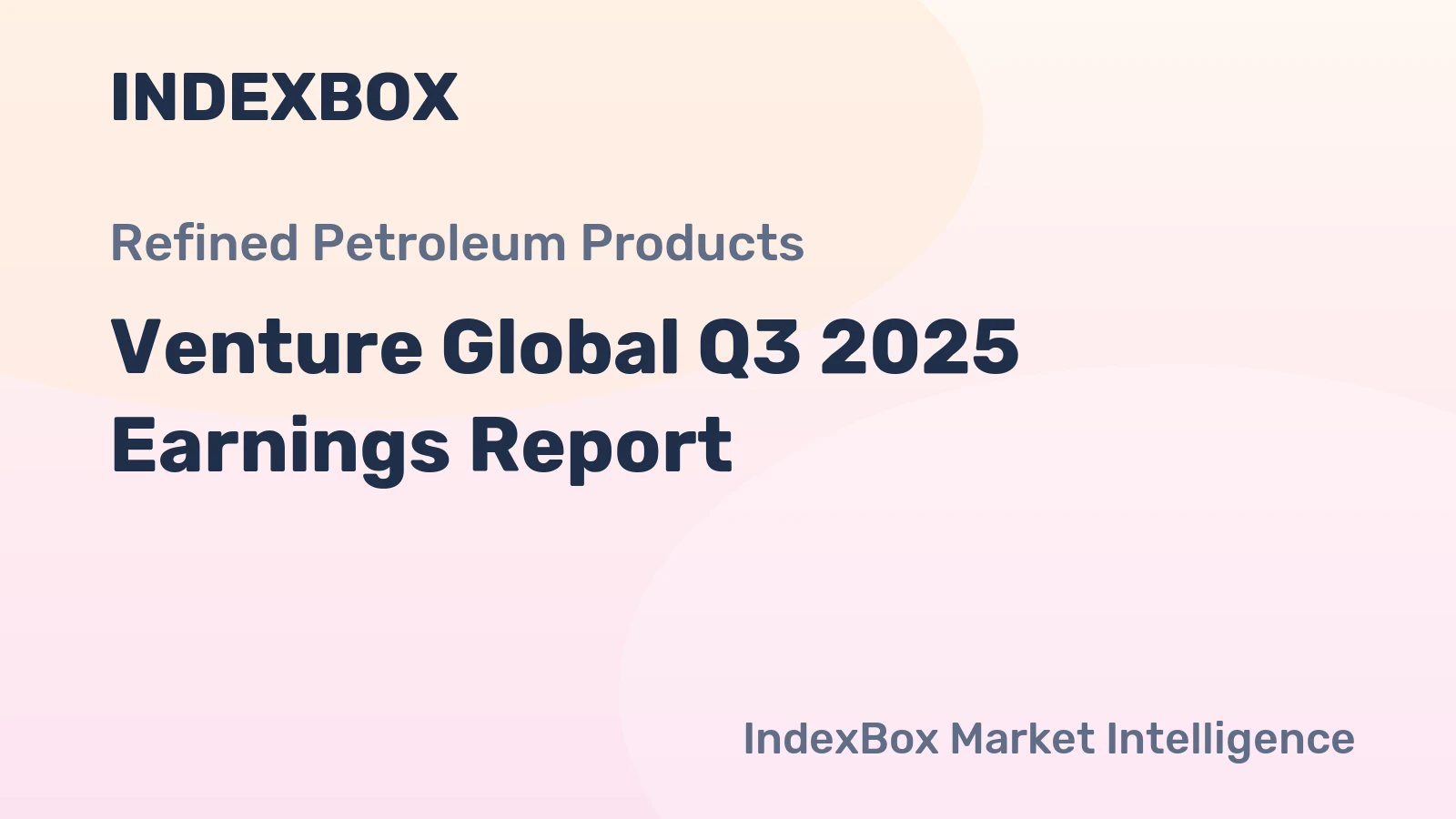 Venture Global Q3 2025 Earnings Report
