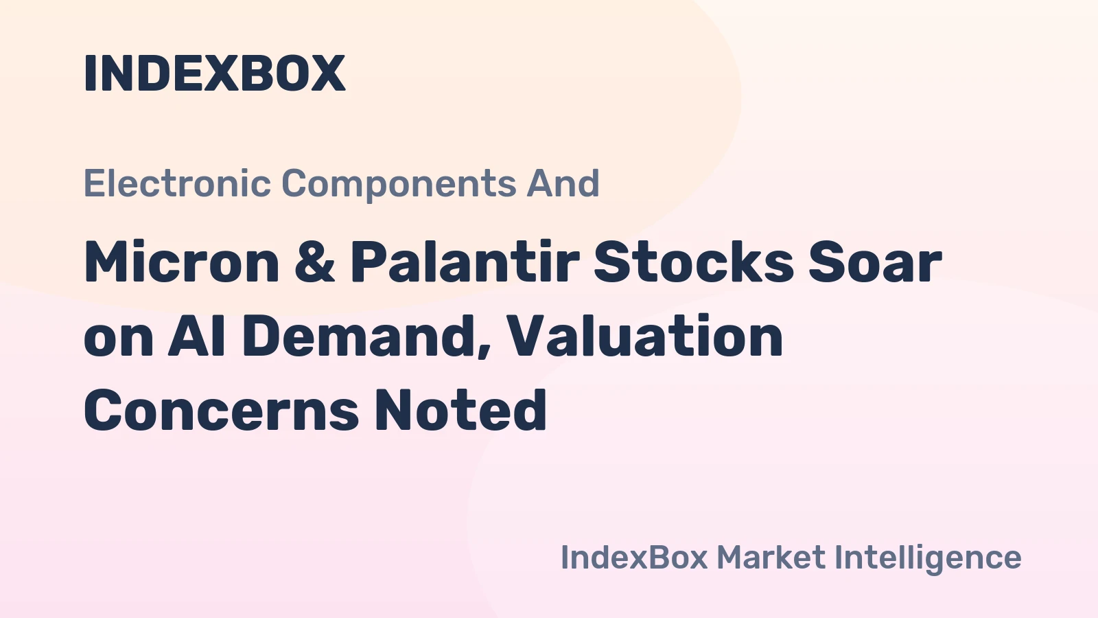 Micron & Palantir Stocks Soar on AI Demand, Valuation Concerns Noted