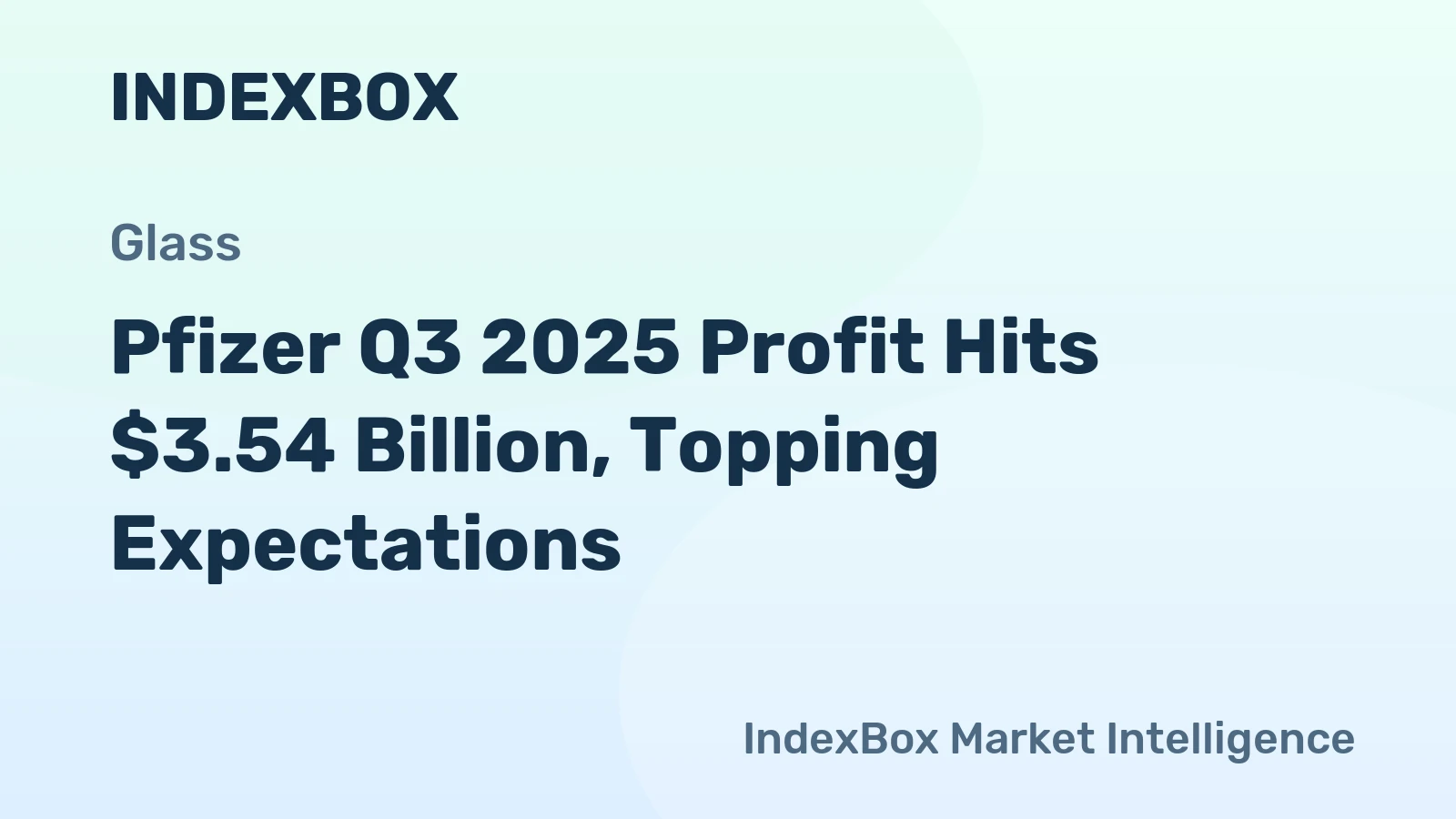 Pfizer Q3 2025 Profit Hits $3.54 Billion, Topping Expectations