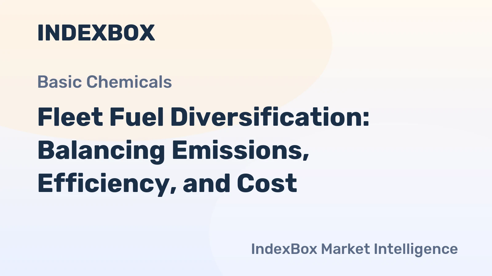 Fleet Fuel Diversification: Balancing Emissions, Efficiency, and Cost