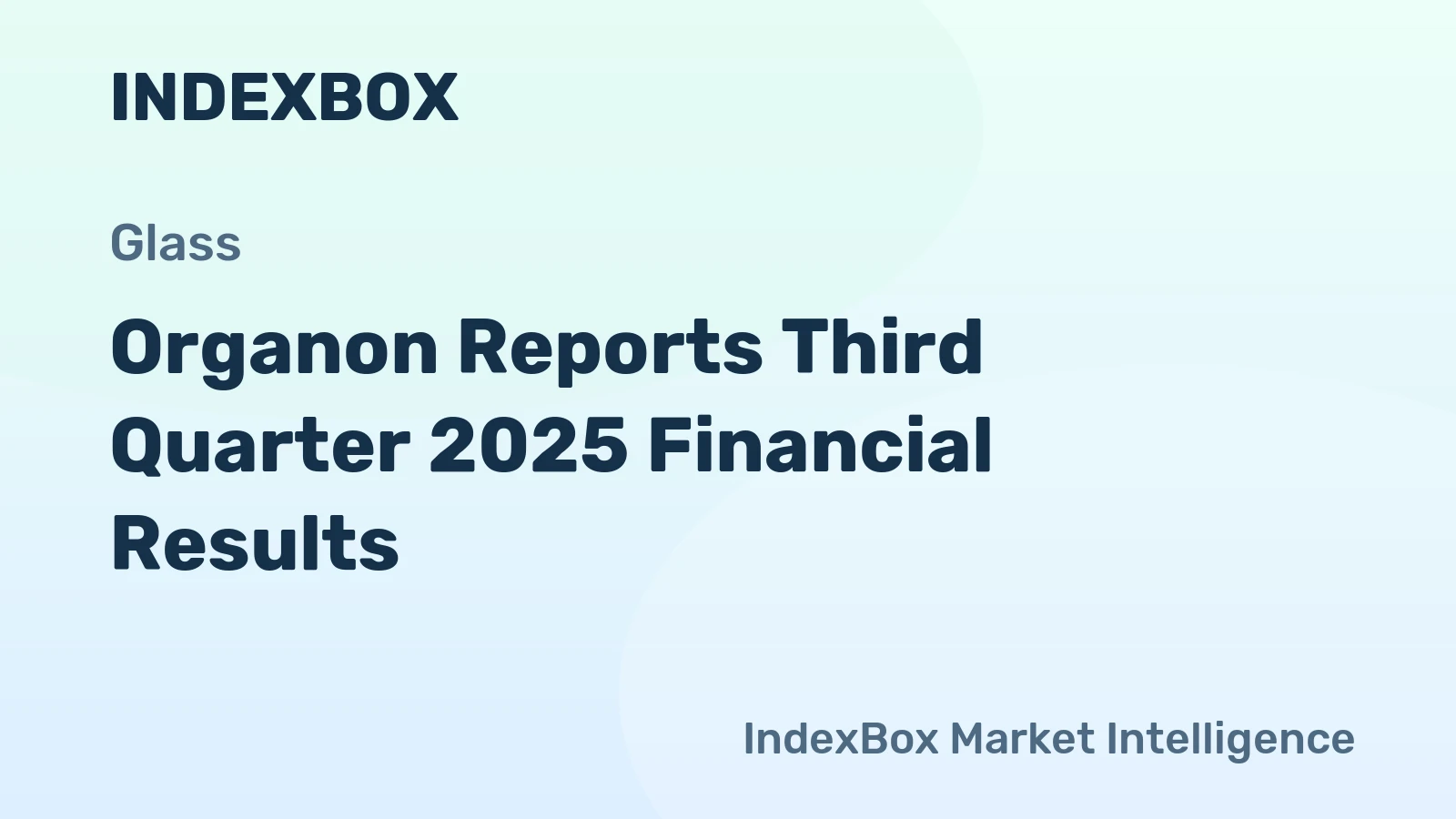 Organon Reports Third Quarter 2025 Financial Results