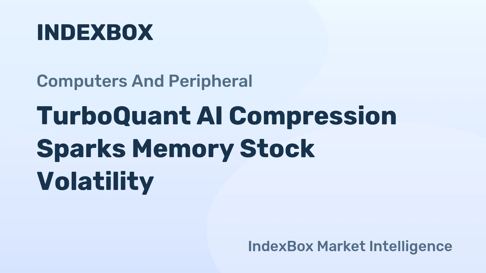 TurboQuant AI Compression Sparks Memory Stock Volatility
