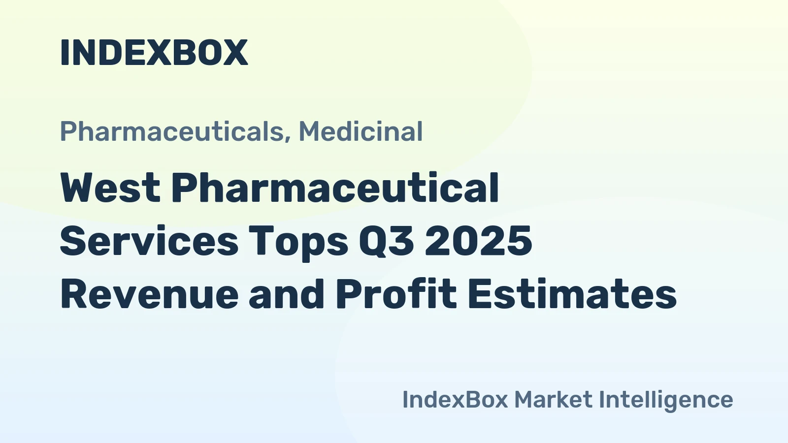 West Pharmaceutical Services Tops Q3 2025 Revenue and Profit Estimates