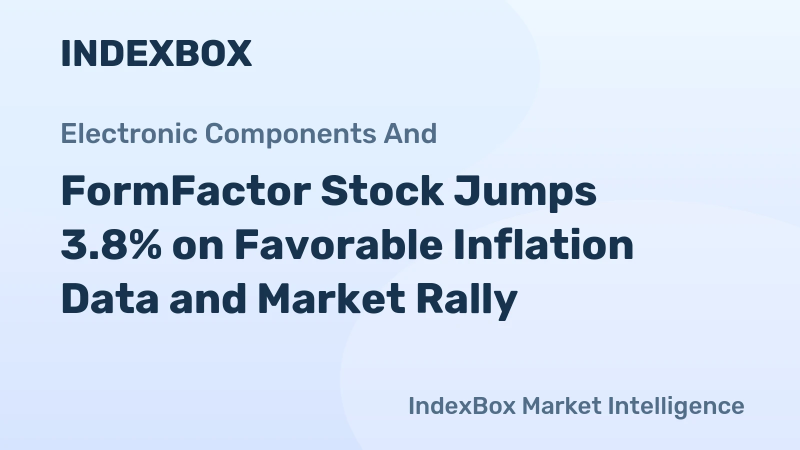 FormFactor Stock Jumps 3.8% on Favorable Inflation Data and Market Rally