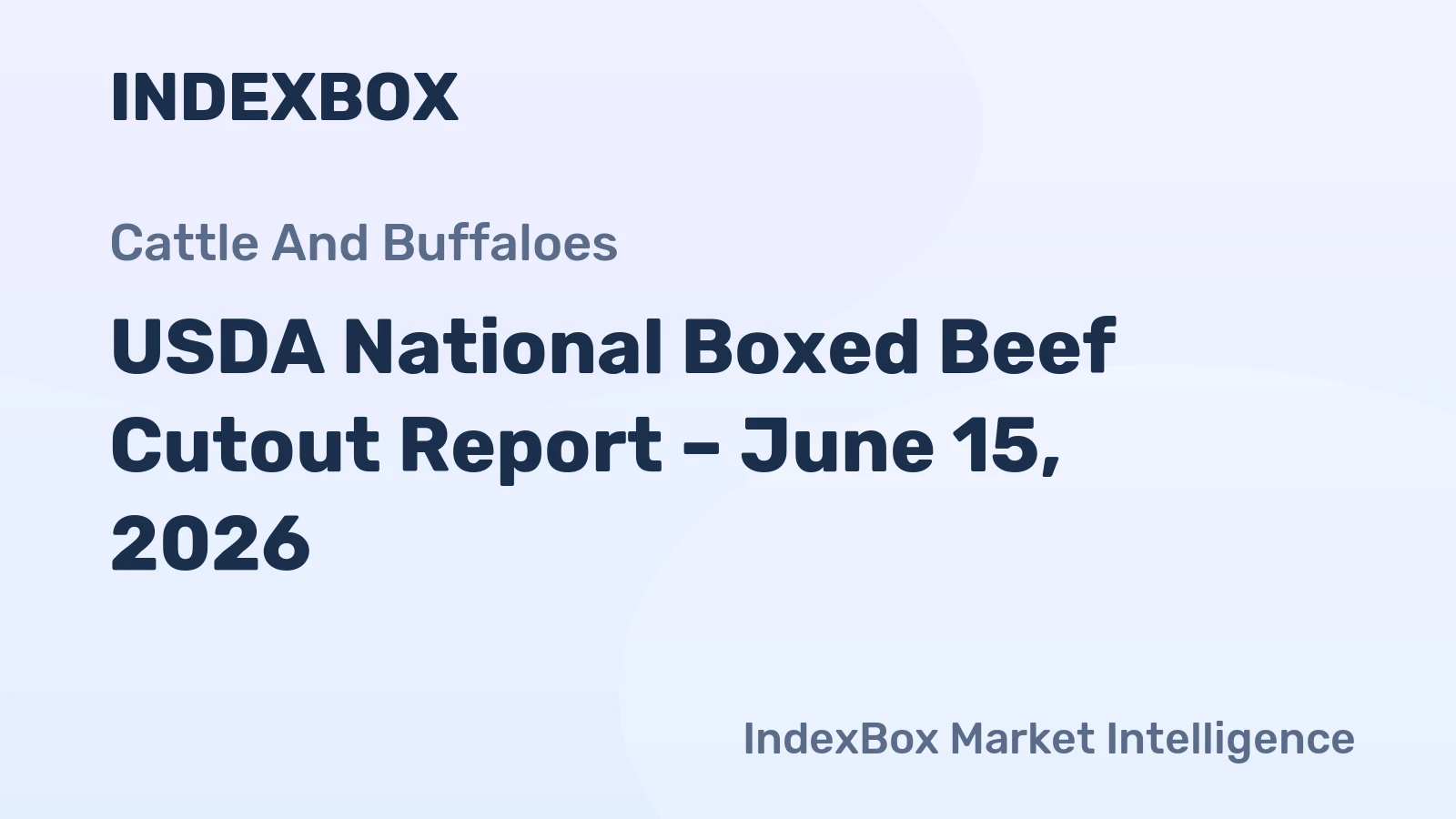 USDA National Boxed Beef Cutout Report – June 15, 2026