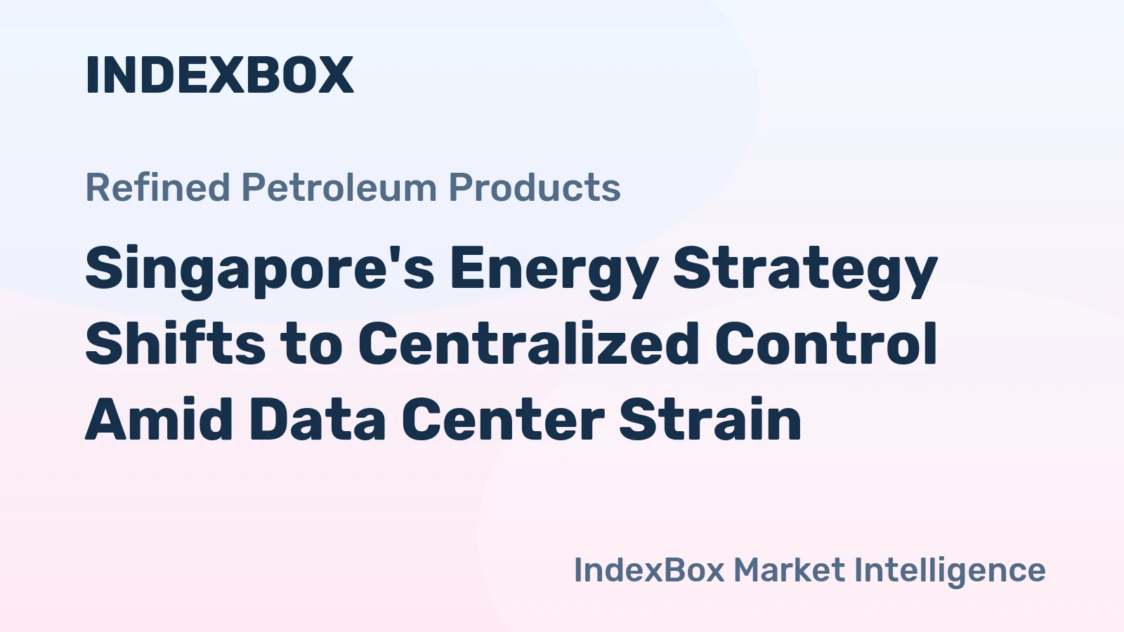 Singapore's Energy Strategy Shifts to Centralized Control Amid Data Center Strain