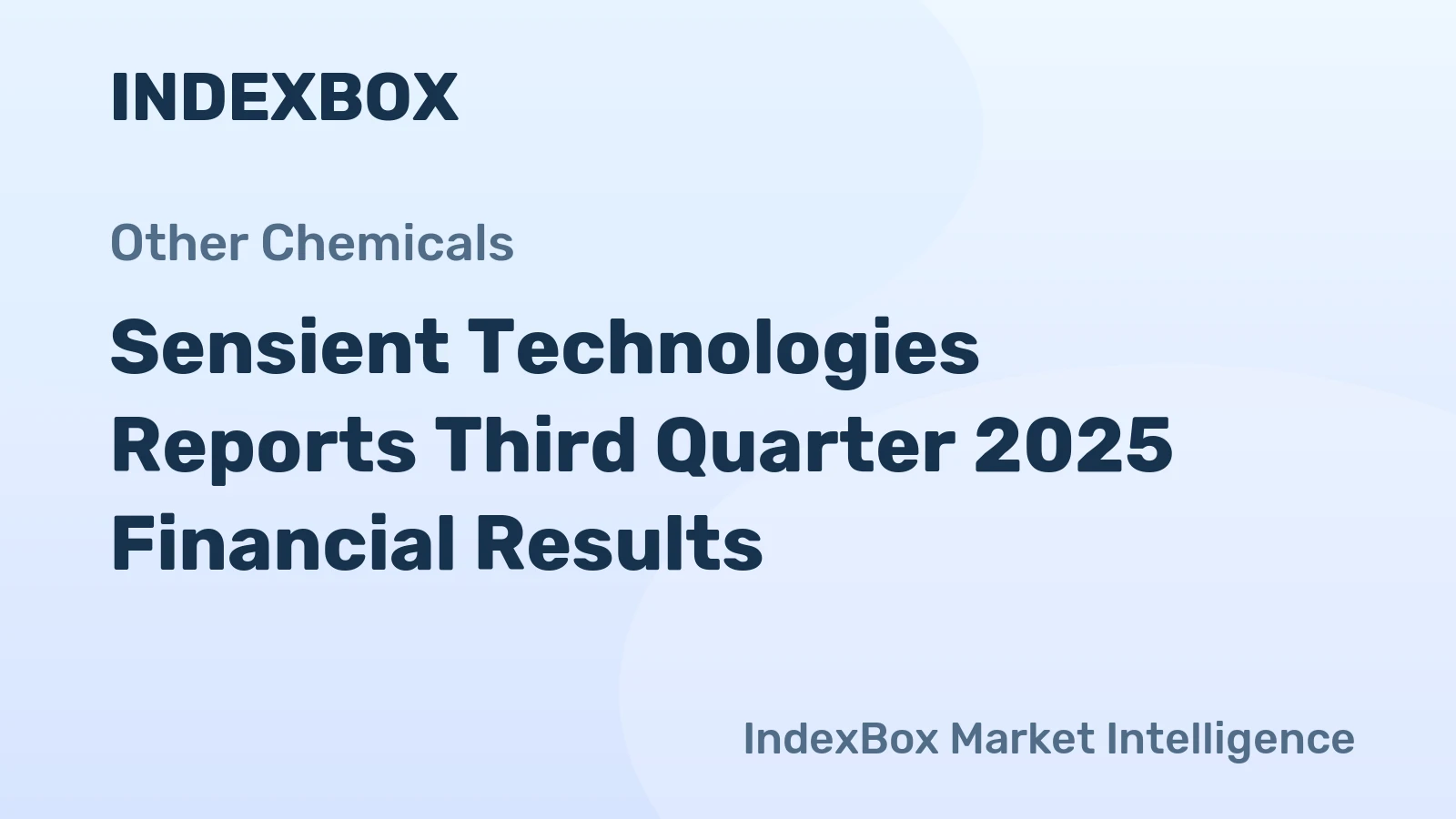 Sensient Technologies Reports Third Quarter 2025 Financial Results