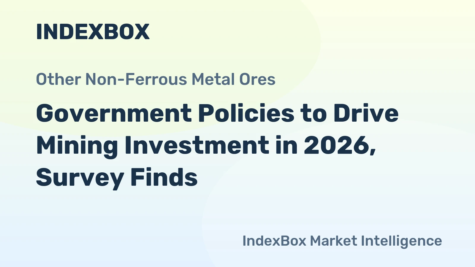 Government Policies to Drive Mining Investment in 2026, Survey Finds
