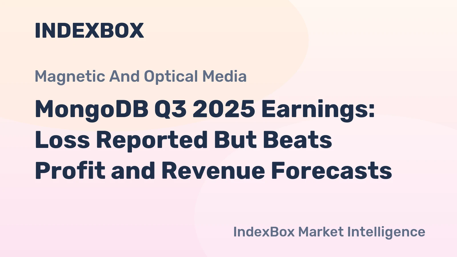 MongoDB Q3 2025 Earnings: Loss Reported But Beats Profit and Revenue Forecasts