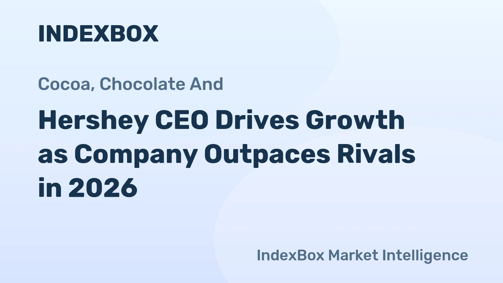 Hershey CEO Drives Growth as Company Outpaces Rivals in 2026
