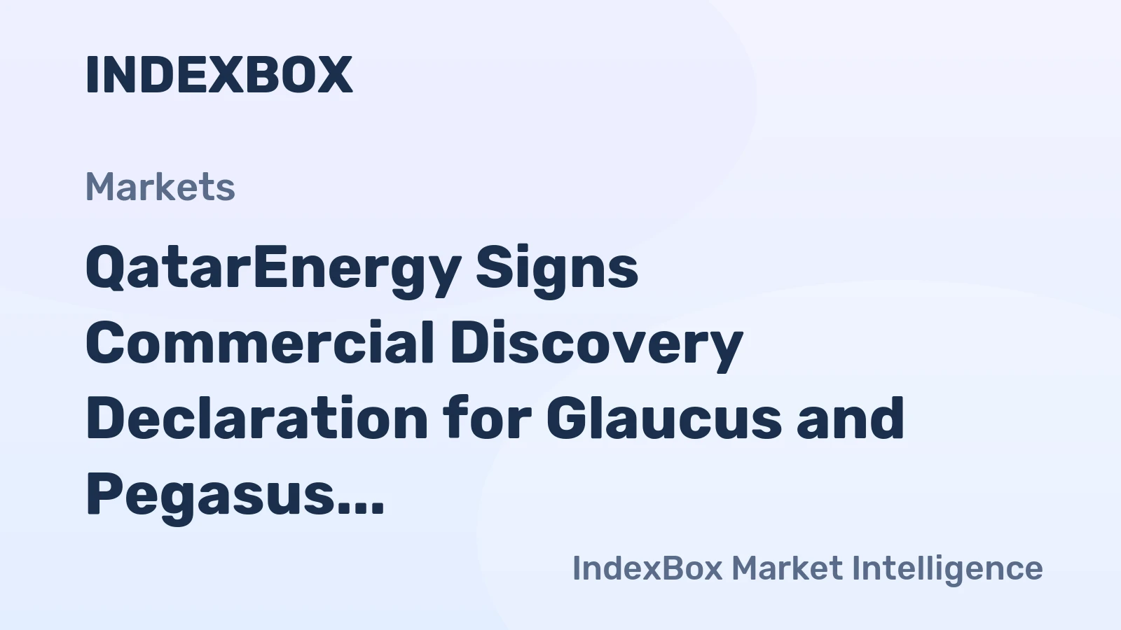 QatarEnergy Signs Commercial Discovery Declaration for Glaucus and Pegasus Fields in Cyprus Block 10