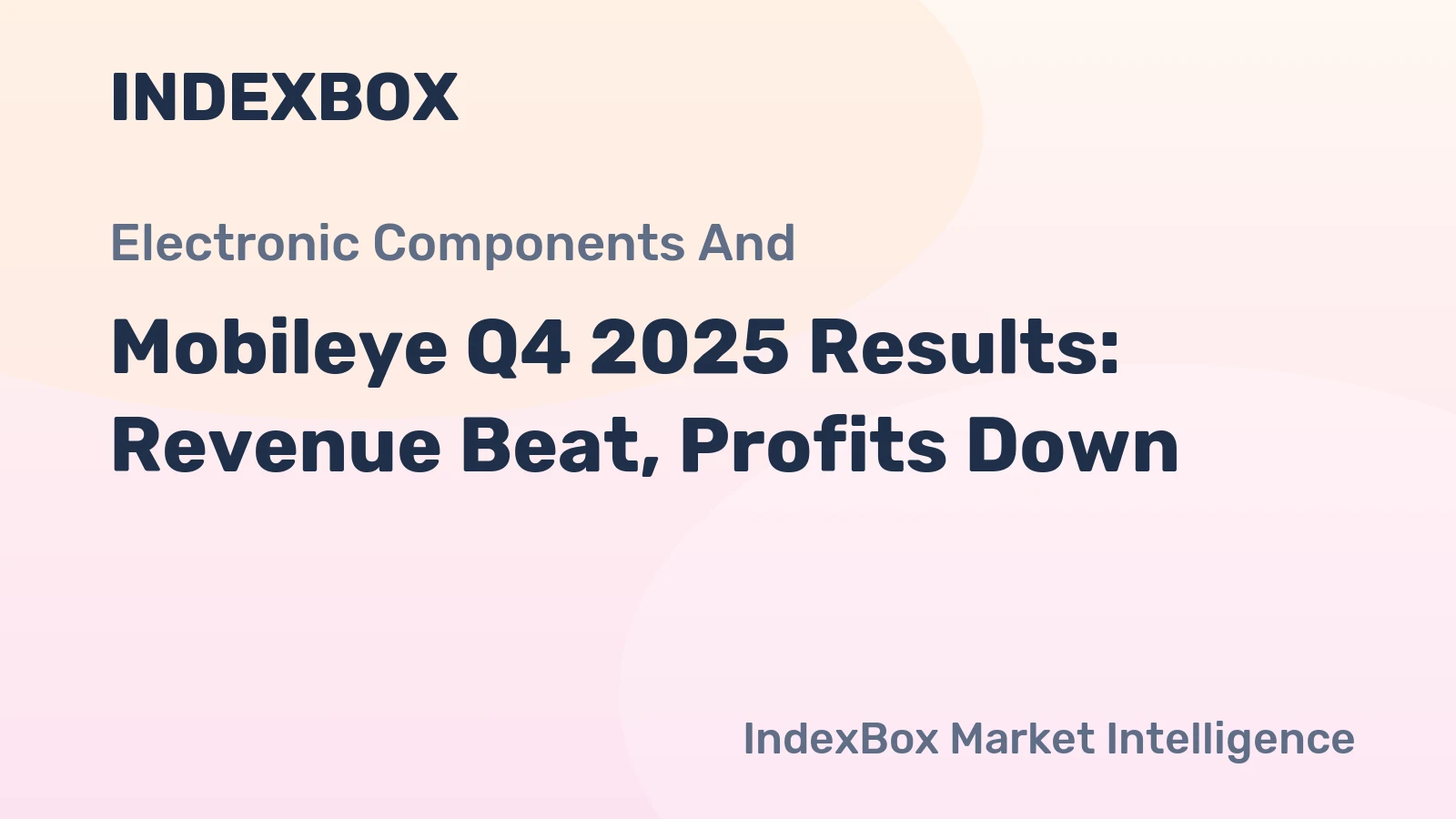 Mobileye Q4 2025 Results: Revenue Beat, Profits Down