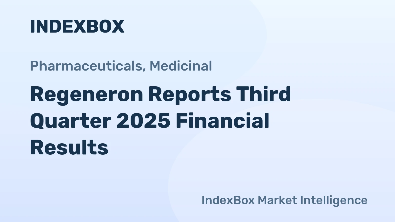 Regeneron Reports Third Quarter 2025 Financial Results