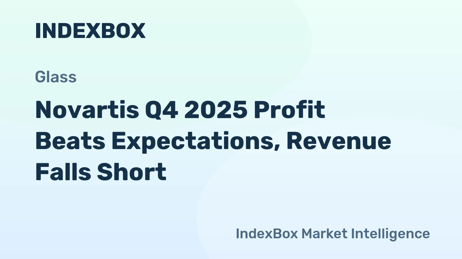Novartis Q4 2025 Profit Beats Expectations, Revenue Falls Short