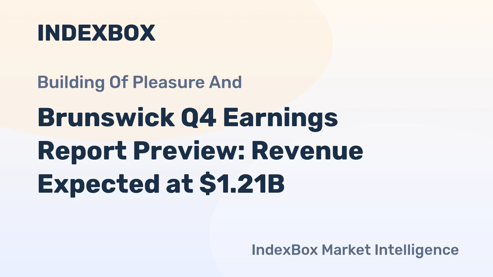 Brunswick Q4 Earnings Report Preview: Revenue Expected at $1.21B