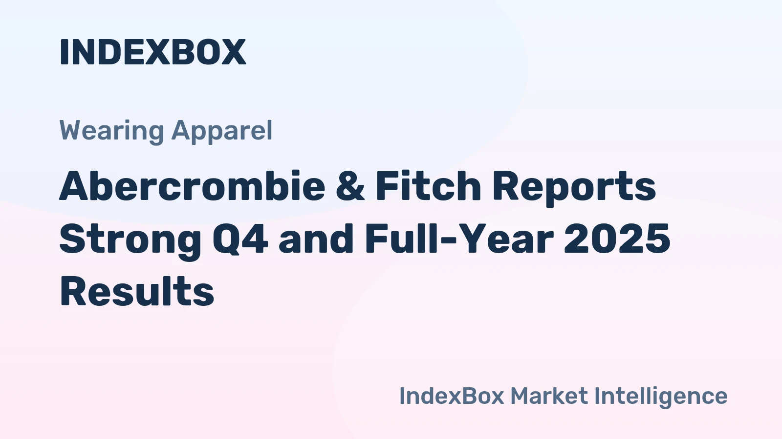 Abercrombie & Fitch Reports Strong Q4 and Full-Year 2025 Results