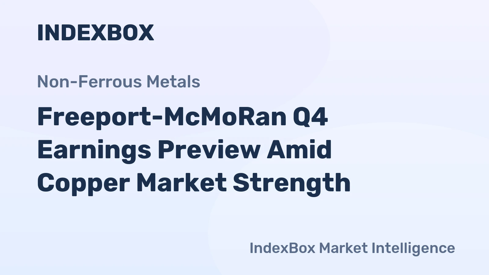 Freeport-McMoRan Q4 Earnings Preview Amid Copper Market Strength