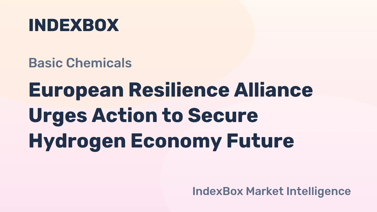 European Resilience Alliance Urges Action to Secure Hydrogen Economy Future
