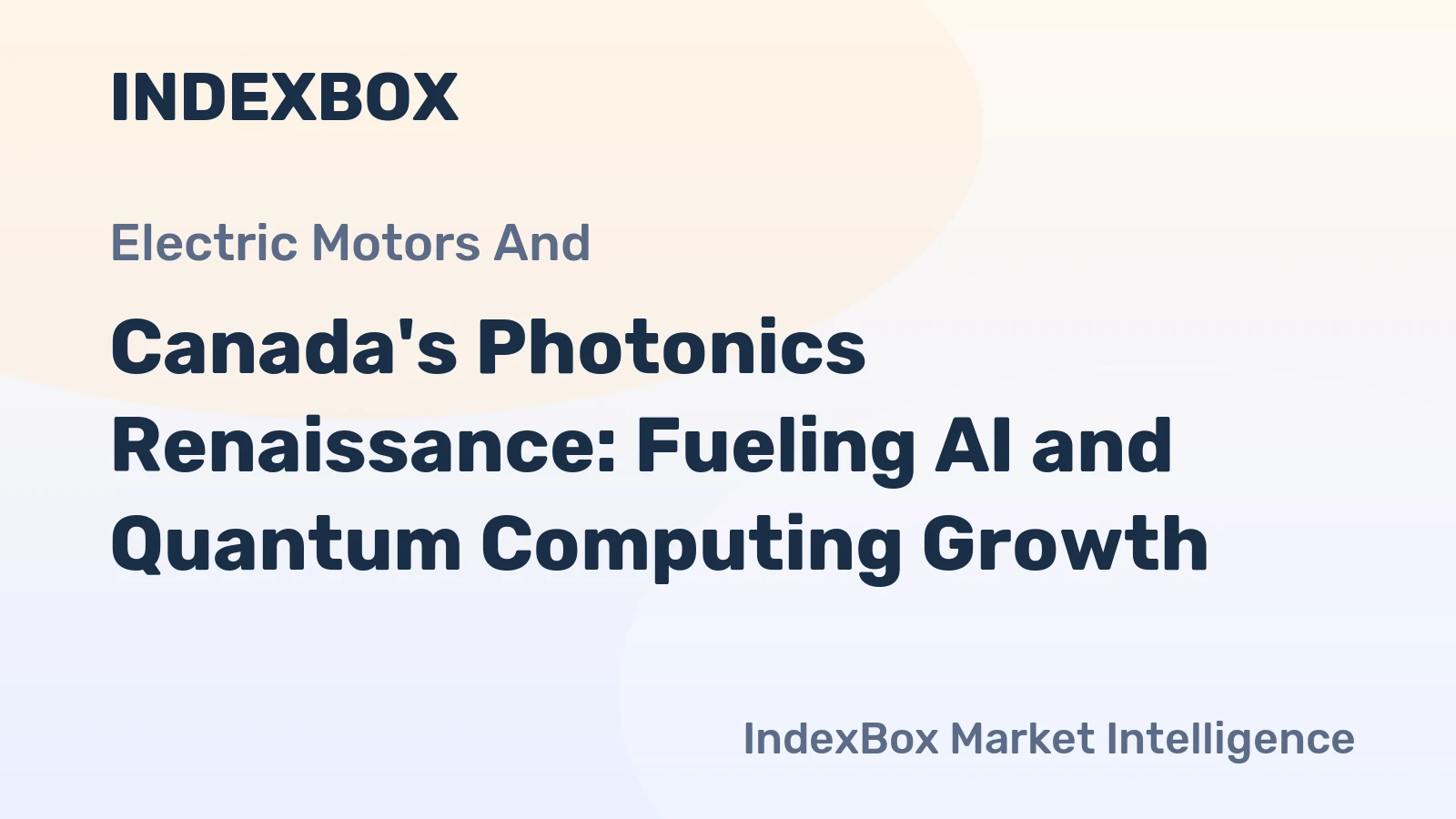 Canada's Photonics Renaissance: Fueling AI and Quantum Computing Growth