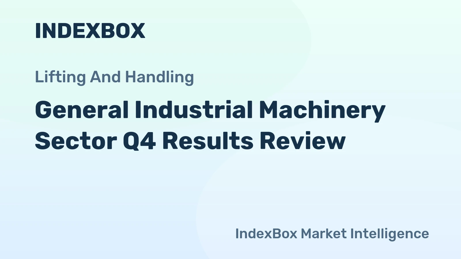 General Industrial Machinery Sector Q4 Results Review